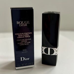 Dior | Makeup | Dior Rouge Dior Lip Color 999 Velvet | Poshmark